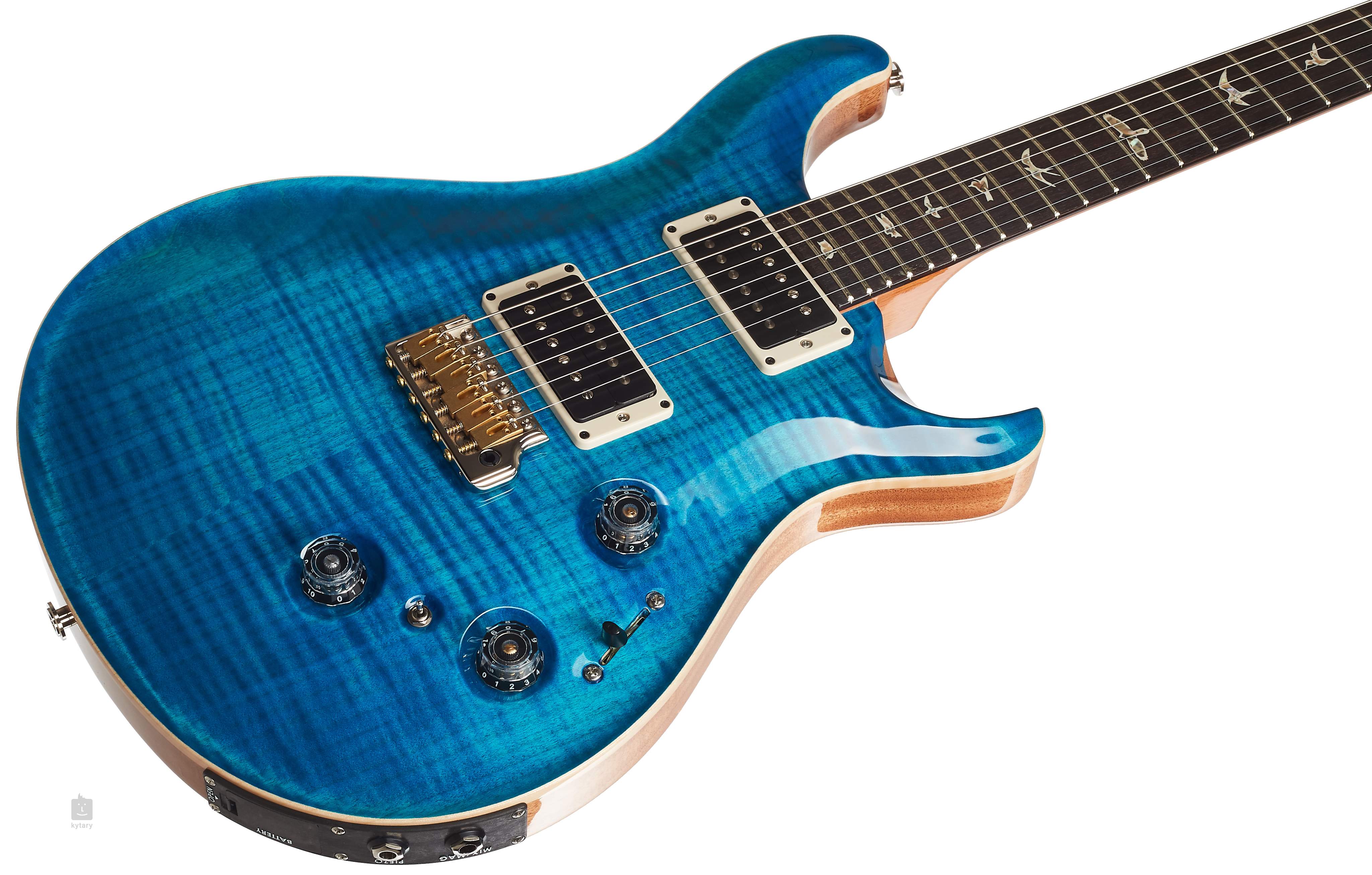 PRS Custom 24 Piezo 10 Top Pattern Thin AE Elektrická gitara