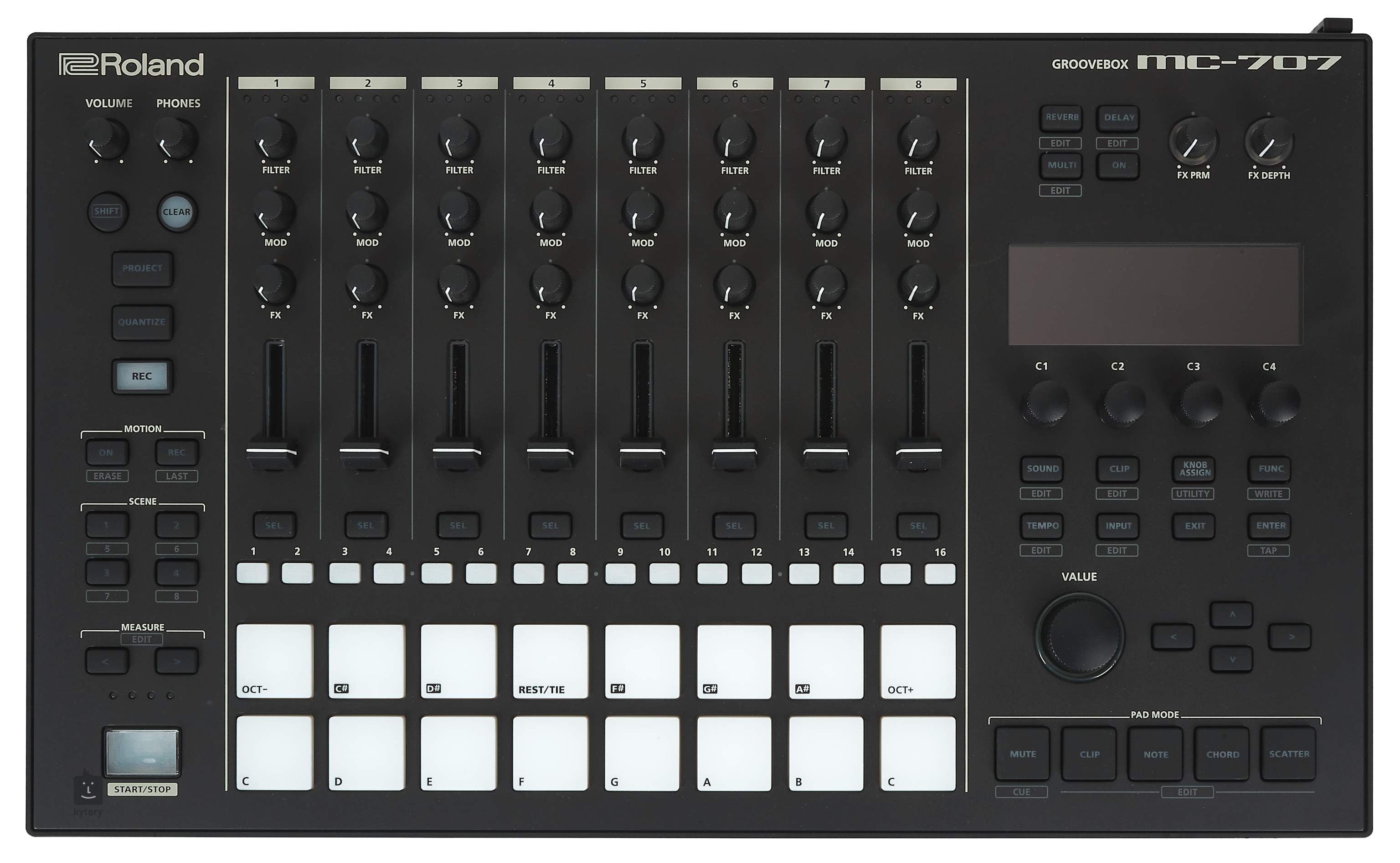 ROLAND GROOVEBOX MC-707 Groovebox | Kytary.sk