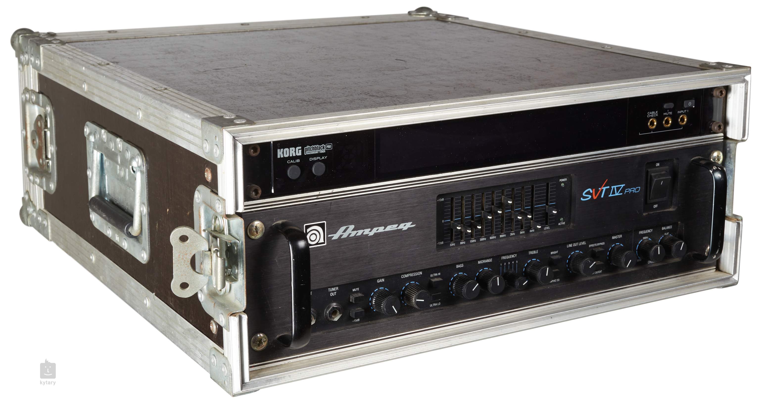 AMPEG 1997 SVT-4 PRO made in USA + rack Basgitarový hybridný zosilňovač