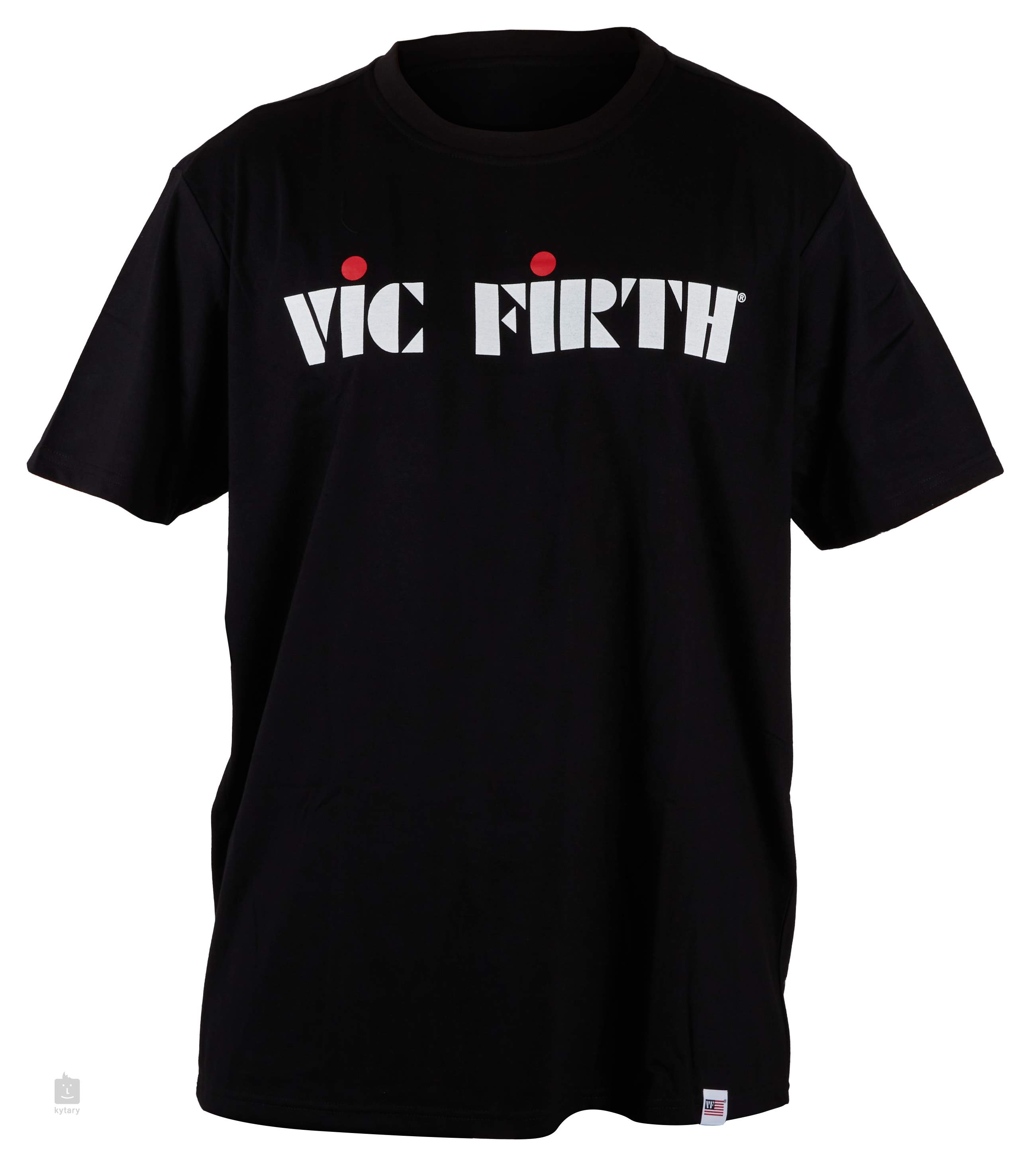 VIC FIRTH Black Logo Tee XL Tričko | Kytary.sk