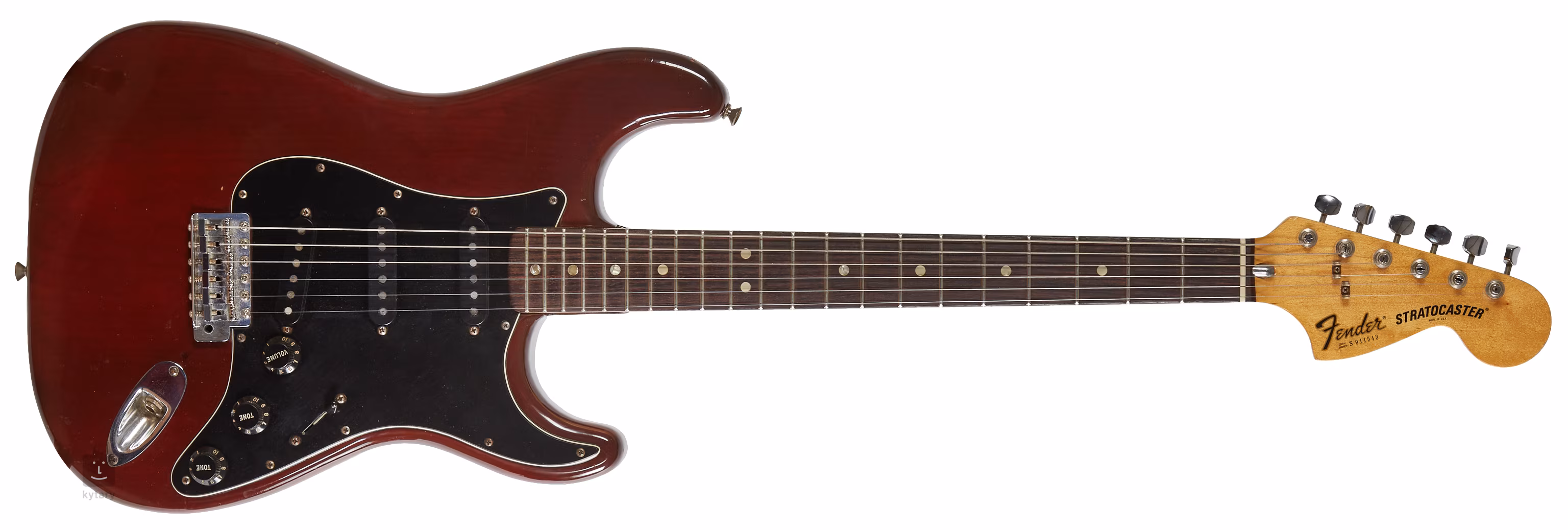 FENDER 1980 Stratocaster Trans Red Elektrická gitara | Kytary.sk