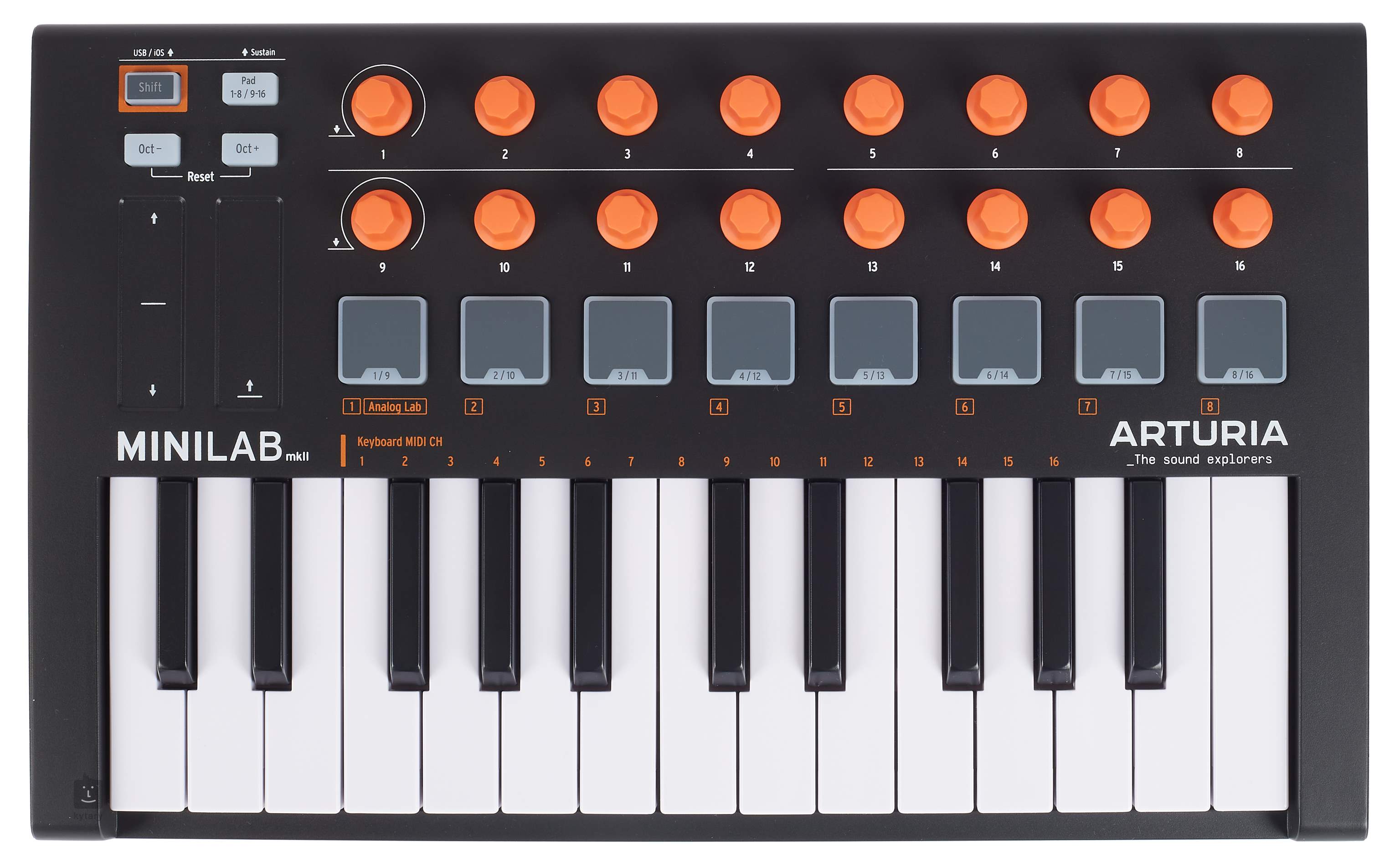 ARTURIA MiniLab MK2 Orange USB/MIDI keyboard