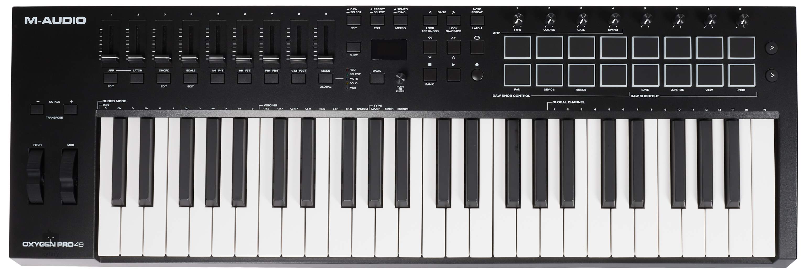 M-AUDIO Oxygen PRO 49 (rozbalené) USB/MIDI keyboard | Kytary.sk