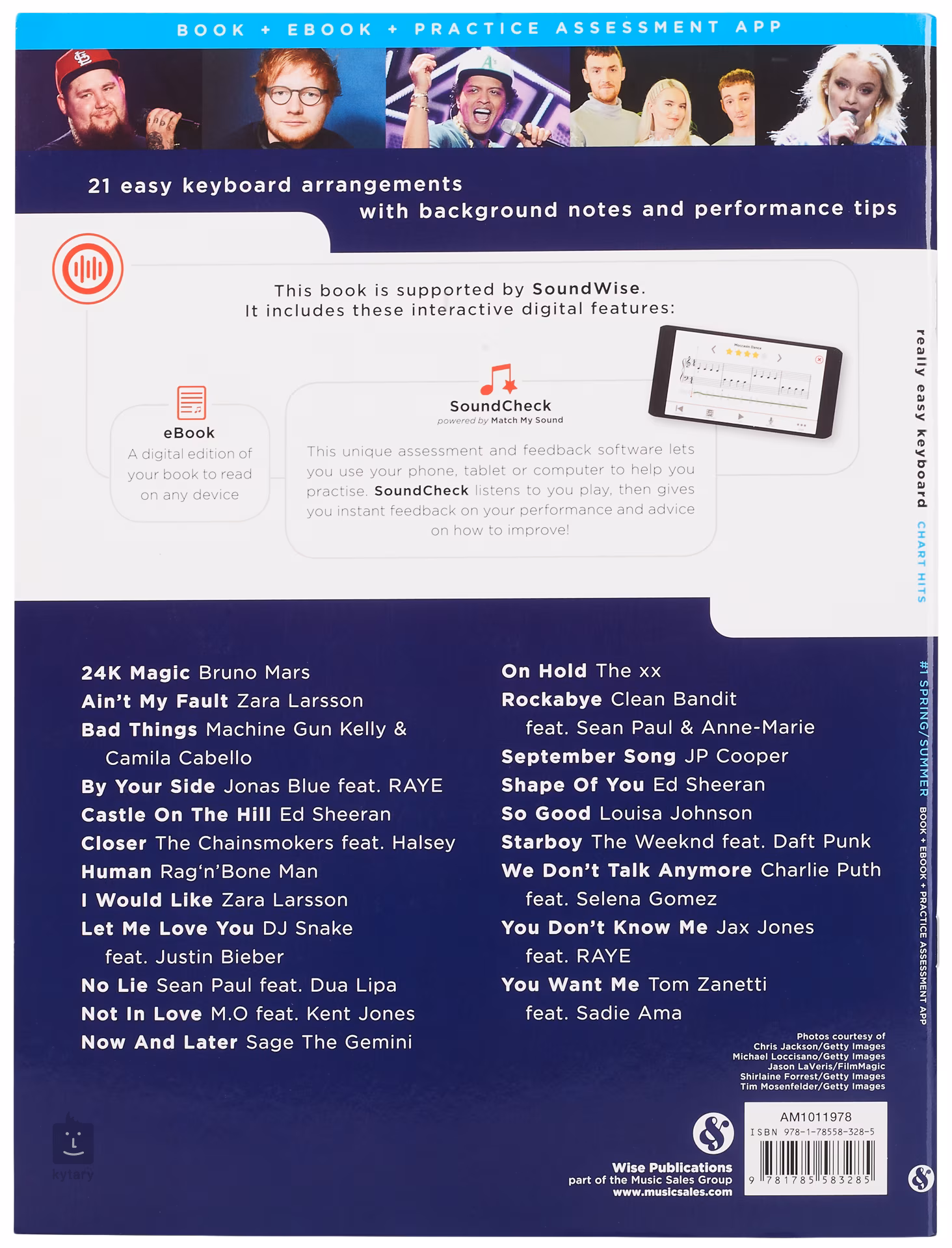MS Really Easy Keyboard: Chart Hits, Spring/Summer 2017 Noty pre ...